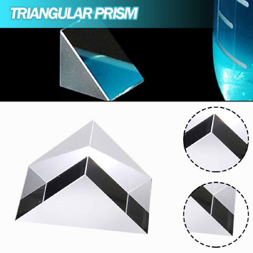 Optical Glass Isosceles Prism Right Angle Triangular Prism for Teaching ...
