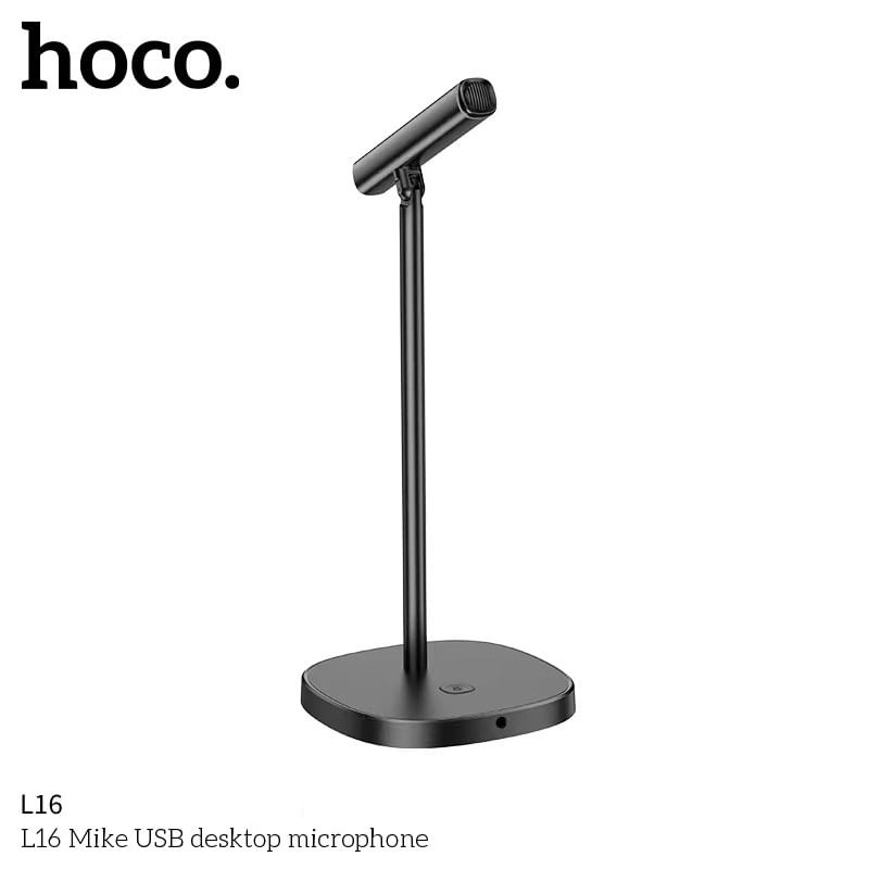 HOCO L16 Mike USB Desktop Microphone ไมโครโฟนตั้งโต๊ะ ไมค์โครโฟน ไมค์ ...