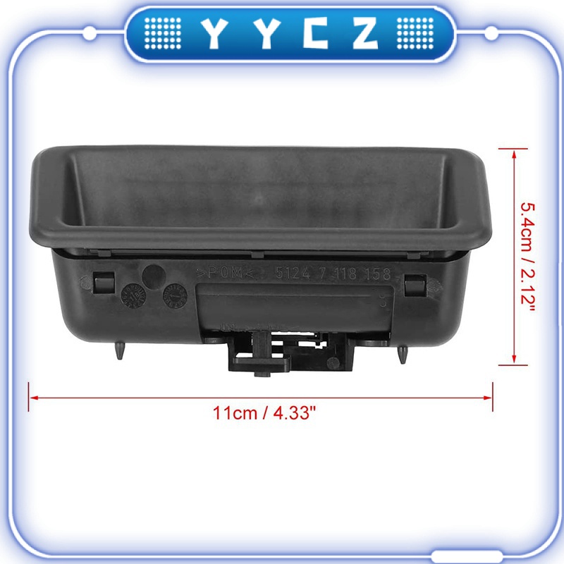 ปุ่มสวิตช์ล็อคฝากระโปรงหลังรถยนต์ 51247118158 เหมาะสําหรับ BMW E82 E90 ...