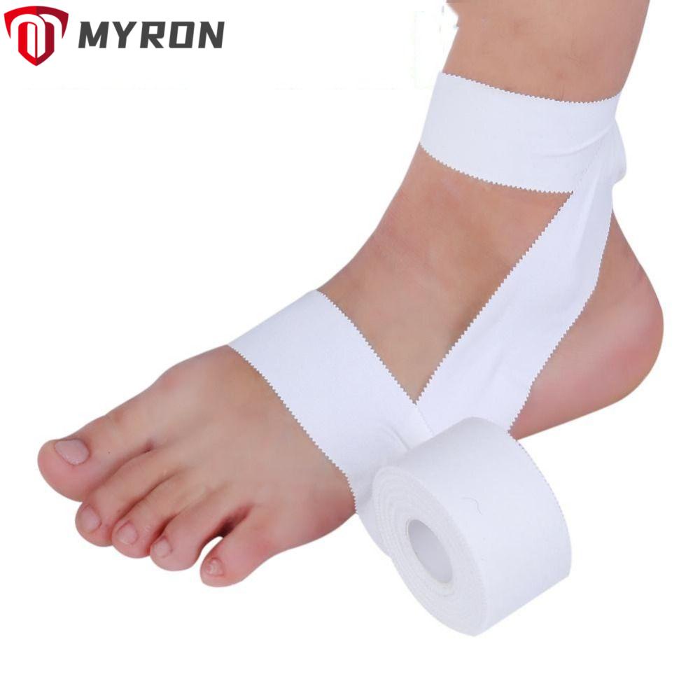 MYRON 1 ม้วน เทปเทรนเนอร์กีฬา เทปอุปกรณ์กีฬา ข้อต่อความปลอดภัย รองรับ ...
