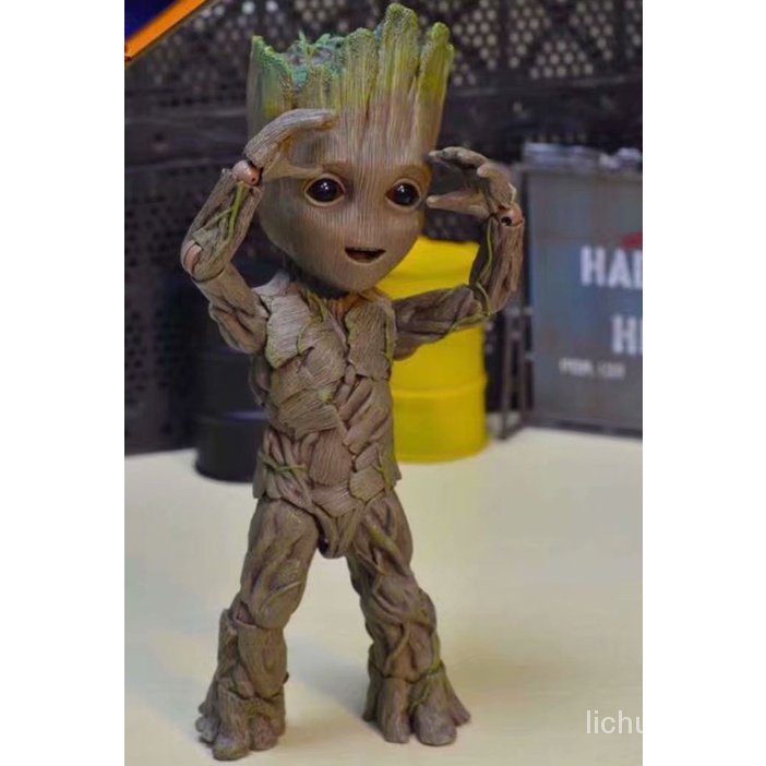 โมเดลฟิกเกอร์ Groot Little Tree Man HT1: 1 V2PW ขยับได้ | Shopee Thailand