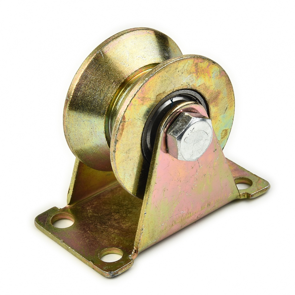 ⚡NEW 8⚡Pulley Channel Wheel Rigid Casters Rigid Wheel V-type/H-type/U ...