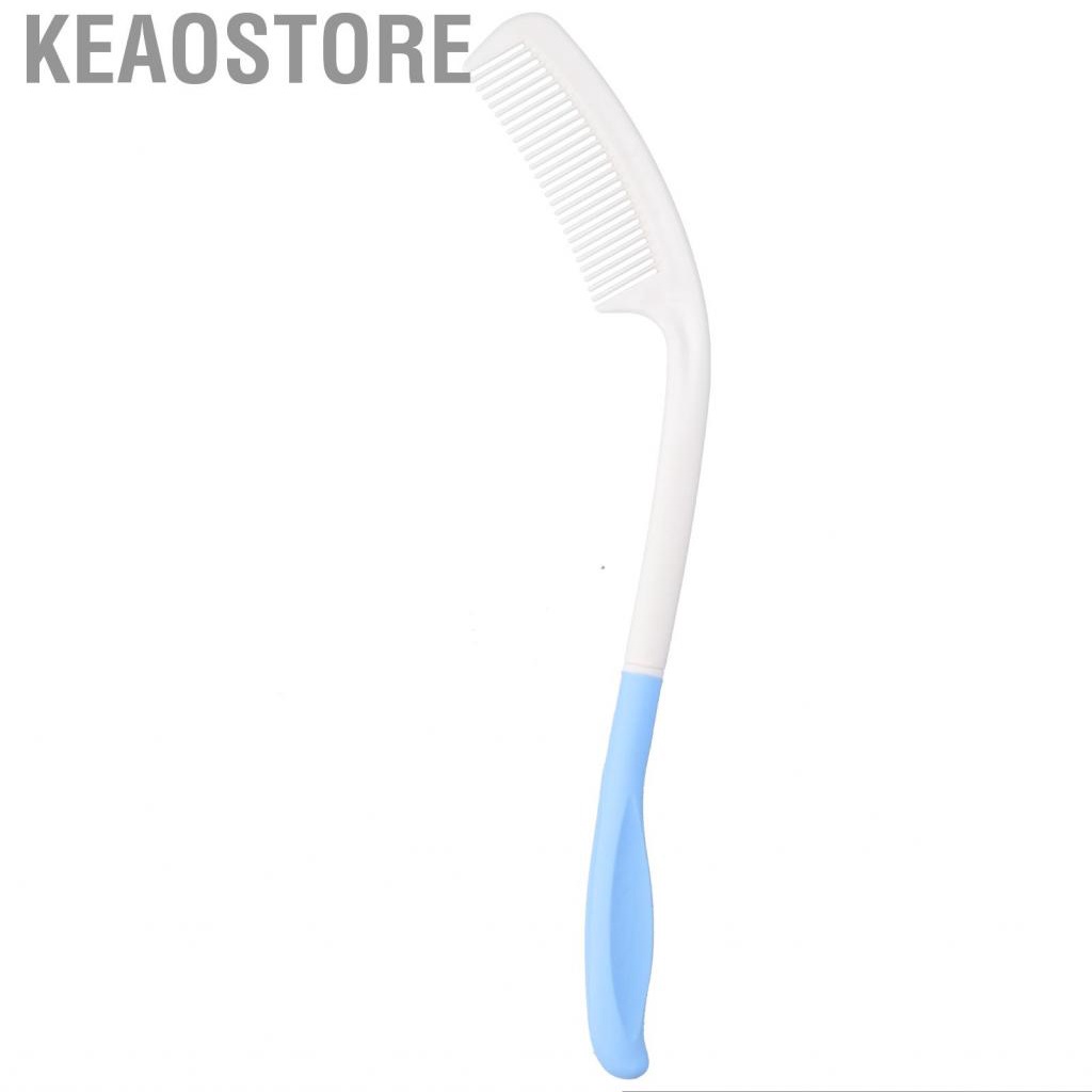 Keaostore Long Handle Comb Ergonomic Curved Handles For Elderly Hand ...