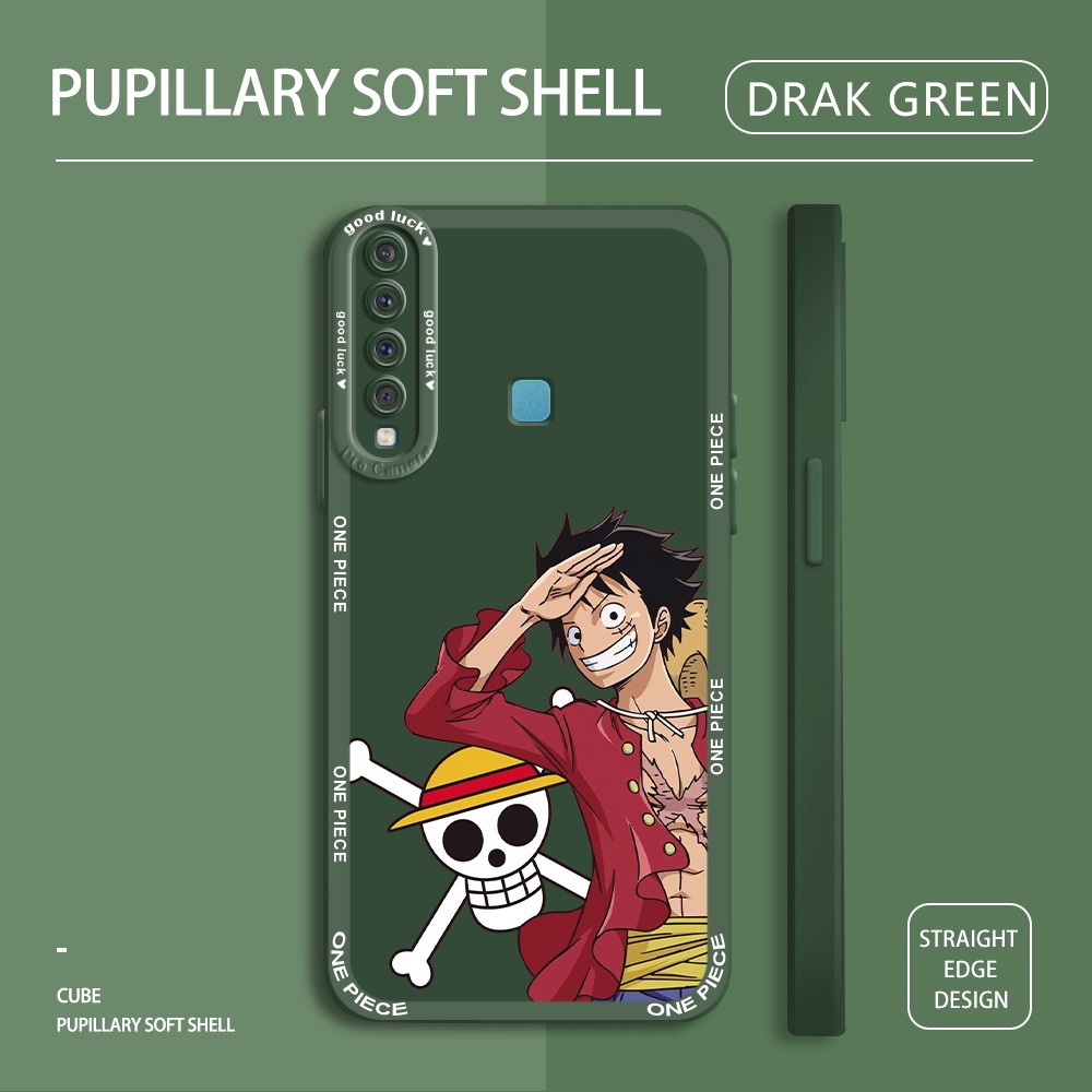 สําหรับ Samsung Galaxy A6 Plus A7 A9 2018 Lookout ลูฟี่ เคสโทรศัพท์ ...
