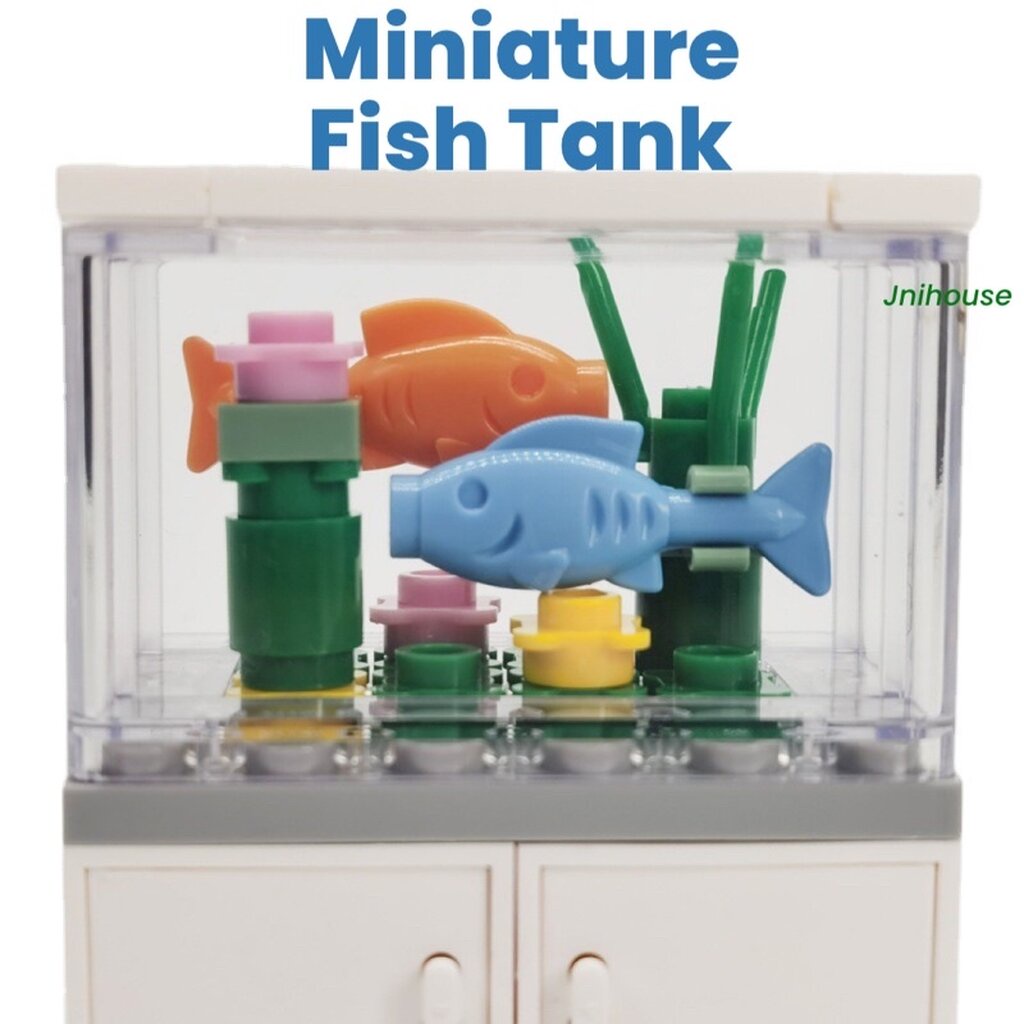 [พร้อมส่ง] Jnihouse : ตัวต่อตู้ปลา Miniature Fish Tank brick ...