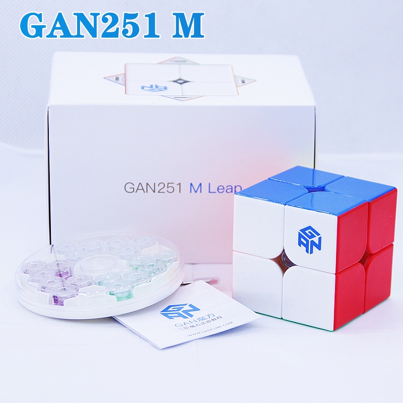 Gan 251 Leap UV 2x2x2 ลูกบาศก์แม่เหล็ก 2x2 GAN 251 M Pro Speed GAN 251 ...