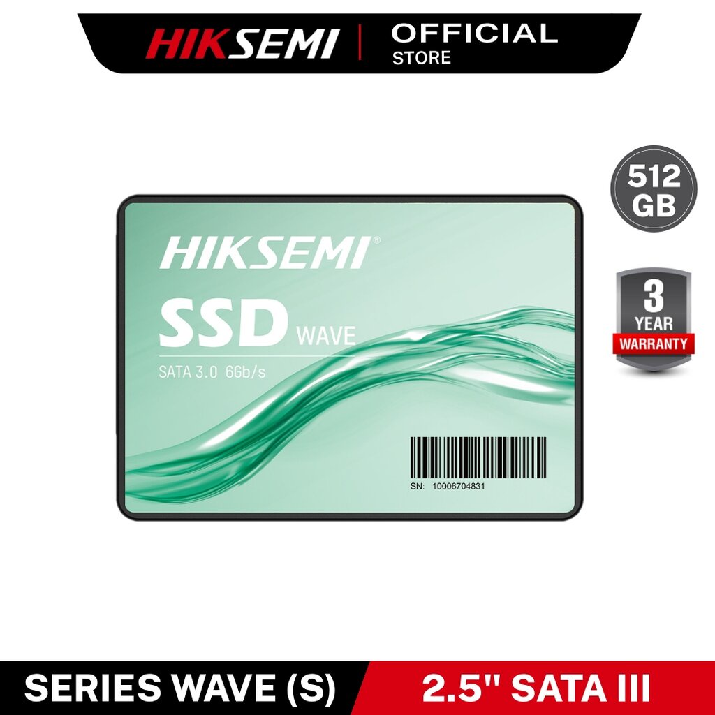 HIKSEMI WAVE(S) CONSUMER SSD 512GB SATA III R530MB/s W450MB/s WARRANTY ...