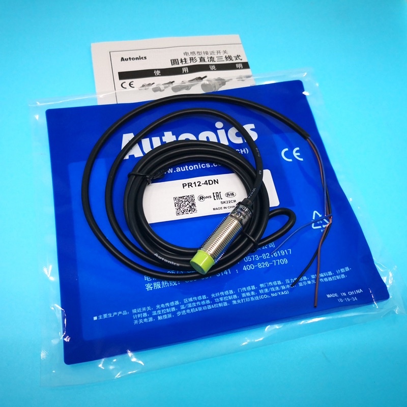 เซ็นเซอร์ PR12-4DN AUTONICS Inductive proximity sensor Ø12mm-ระยะการจับ ...