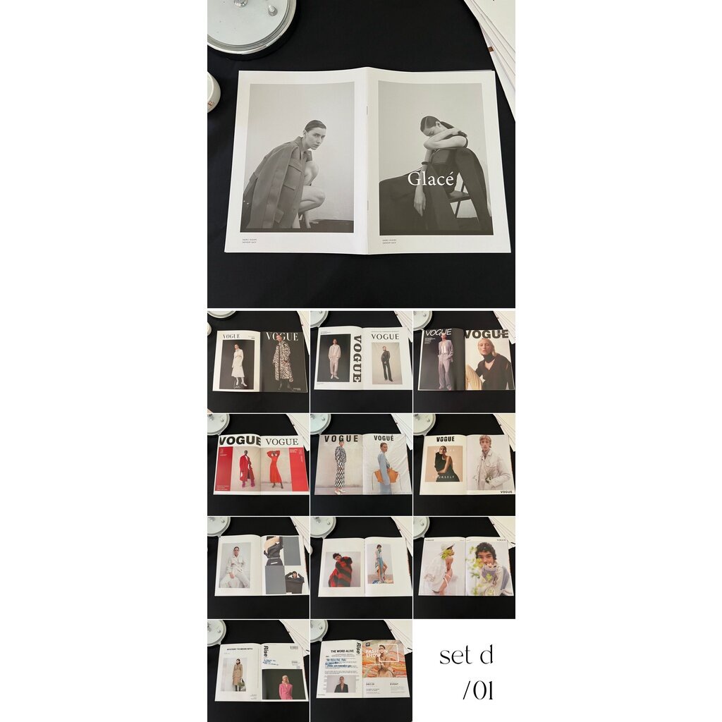 Magazine prop ( SET D ) พรอพถ่ายรูป พรอพถ่ายสินค้า ของแต่งบ้านมินิมอล ...