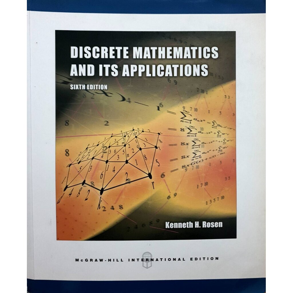 Discrete Mathematics and it’s Applications : Kennette H. Rosen | Shopee ...