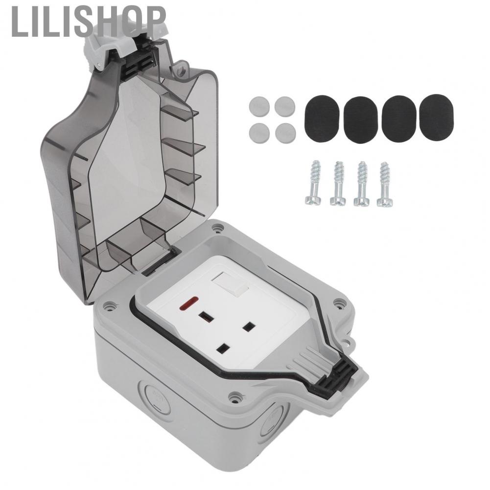 Lilishop Wall Outlets Switches Switch Buckle 250V 13A Electrical Wall ...