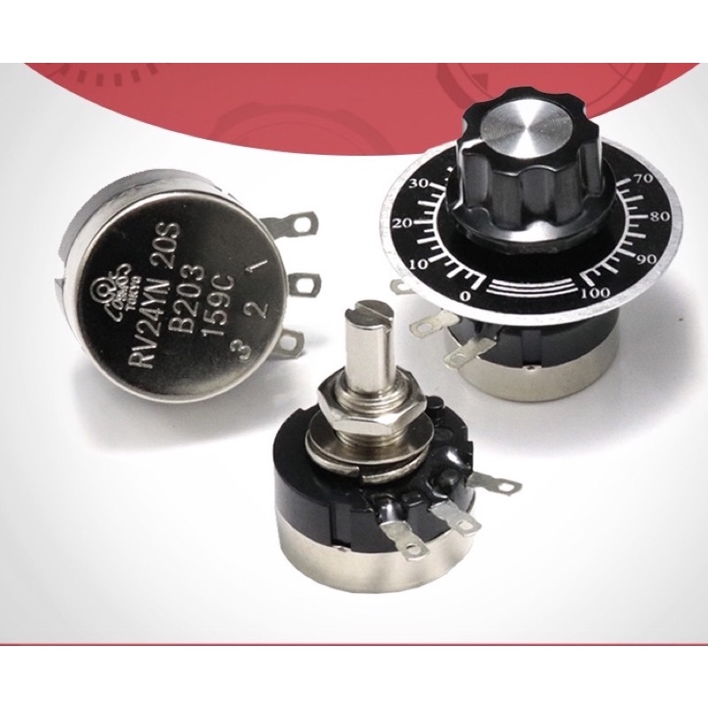 วอลลุ่ม RV24YN 20S (ค่าK) 1k/2K/3k/5k/10k/20k/30K/50k/100k/200k/250k ...