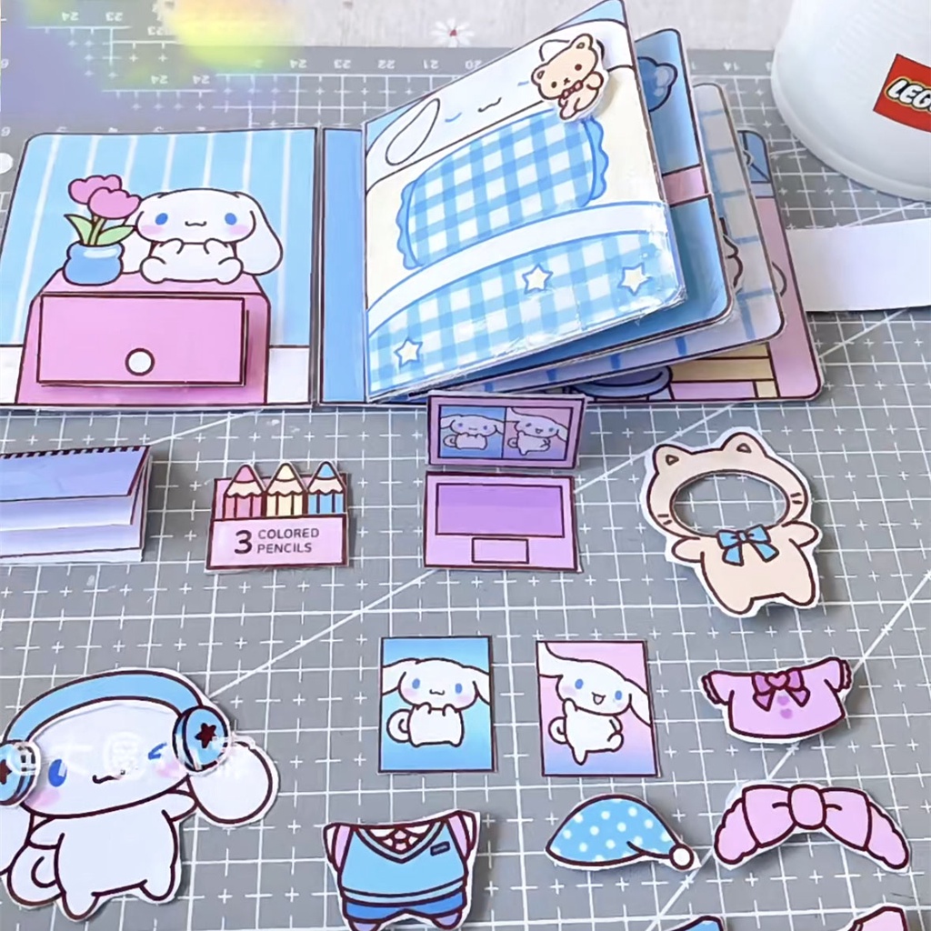 Sanrio หนังสือของเล่น แฮนด์เมด เกมพุดดิ้ง เมโลดี้ และคุโรมิ เสียงเงียบ ...