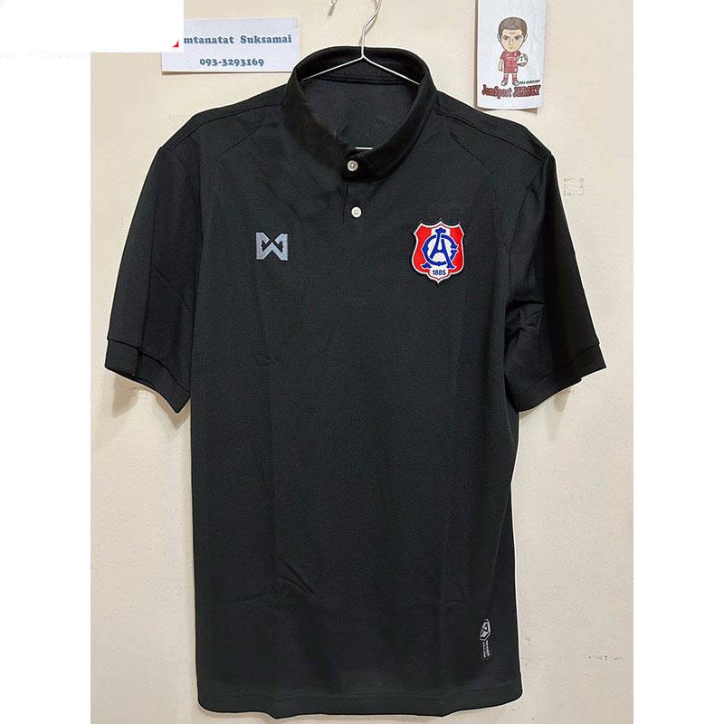 เสื้อโปโลโรงเรียน อัสสัมชัญ AC (Warrix) สีดำ ขาว แท้💯%ให | Shopee Thailand