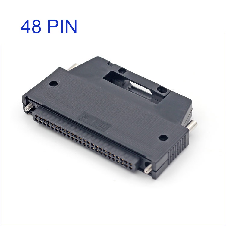 A6con1 ปลั๊กเซอร์โวมอเตอร์เชื่อมต่อ 40 48 Pin สําหรับ Omron Mitsubish Q ...