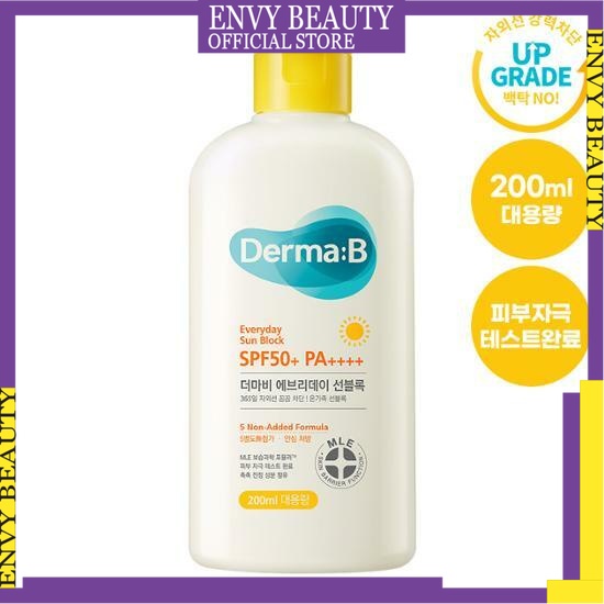 (🍑แท้/พร้อมส่ง🍑) Derma B Everyday Sun Sunblock SPF50+PA++++ 200ml ...