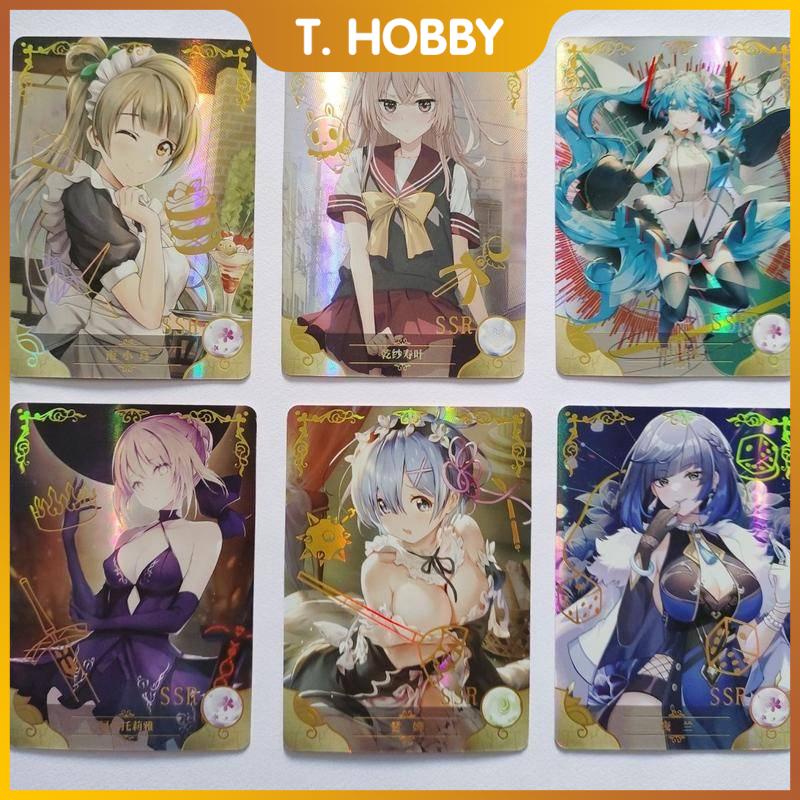 การ์ดเก็บสะสม ลายการ์ตูนอนิเมะ Goddess Story Seventh Bomb Luoxia Chapter Nami Rem Ganyu South ...