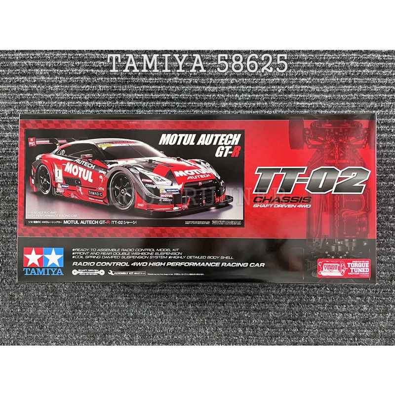 Tamiya รีโมตคอนโทรลห้องไฟฟ้า Series 1/10 Motul Autech GTR R35 TT02 ...