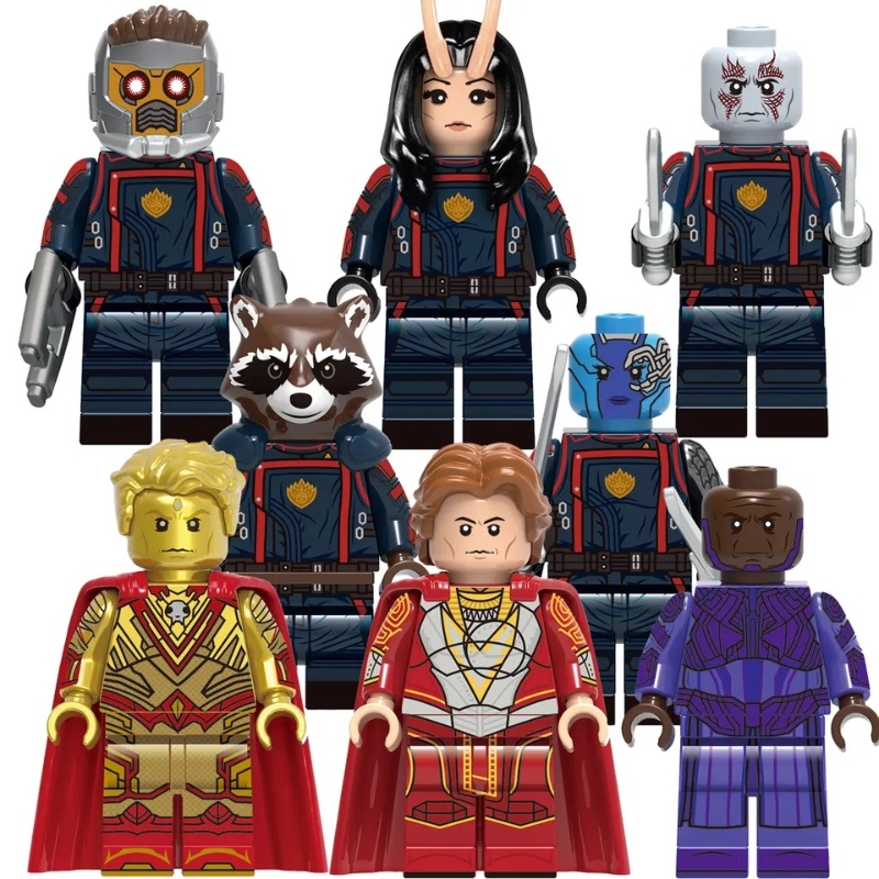 ฟิกเกอร์ Super Heroes Drax The Destroyer Star-Lord Mantis Nebula Adam ...