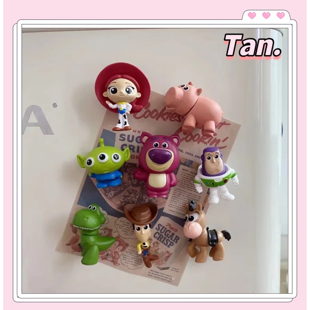 สติกเกอร์แม่เหล็กติดตู้เย็น ลายการ์ตูน Buzz Lightyear Strawberry Bear ...