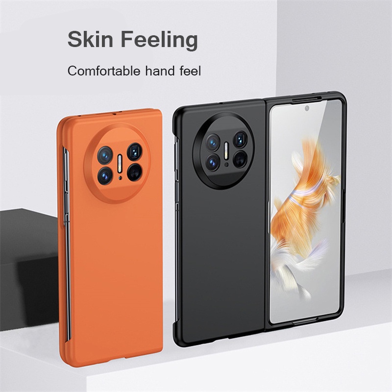 สีลูกกวาดผิวเคลือบเคสโทรศัพท์สําหรับ Huawei Mate X6 X5 X3 MateX3 Slim Hard PC กันกระแทกกันชนปก ...