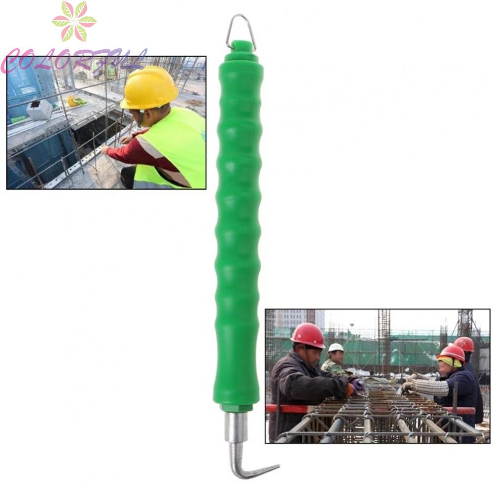 【COLORFUL】Straight Hook Semi-Automatic Rebar Tie Wire Twister Rebar Tie ...