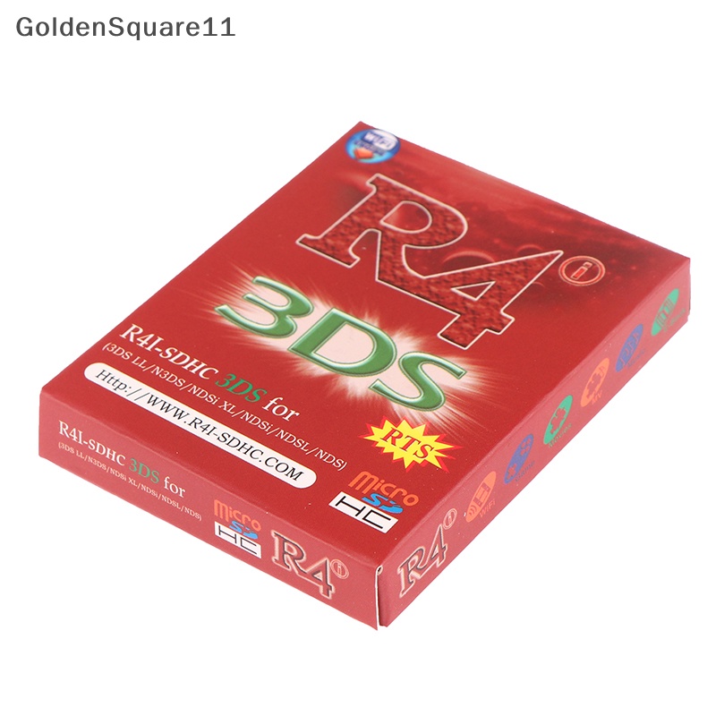Goldensquare การ์ดแฟลช R4I-SDHC 3DS RTS สําหรับอัพเกรด DSi 3DSLL N3DS ...
