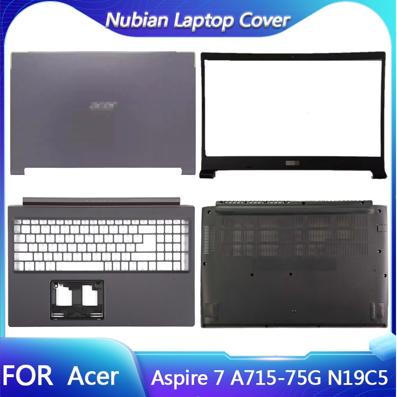 สําหรับแบรนด์ใหม่ Acer Aspire 7 A715-75G N19C5 ฝาหลัง LCD/LCD ด้านหน้า ...