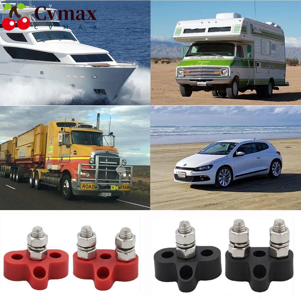 Cvmax ขั้วต่อแบตเตอรี่ 12V 24V M6 M8 ทนทาน สําหรับรถยนต์ รถบรรทุก เรือ RV | Shopee Thailand