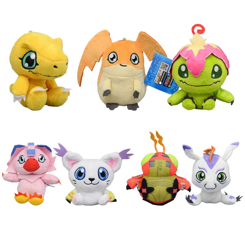 Digimon Plush Toy Patmon Agumon Palmon Biyomon Gomon Gatomon จี้พวง ...