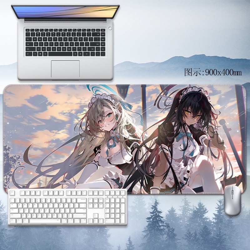 Blue Archive Mouse Pad sunaookami siroko Custom table pad takanasi ...