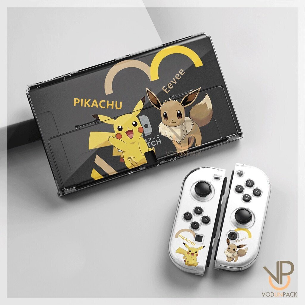 VP [NS-OLED] เคสใส บาง ปั้มลาย เสียบ Dockได้ สำหรับ Nintendo Switch OLED / pokemon / Zelda tears ...