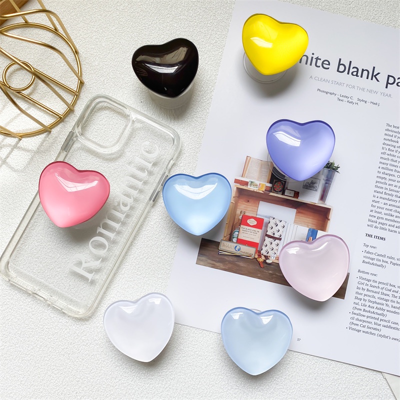 Griptok Ceramic หัวใจ PopSocket กิ๊ฟต๊อก iRing การ์ตูนติดหลังมือถือ ที่ติดโทรศัพท์ ที่ติดหลังมือ ...