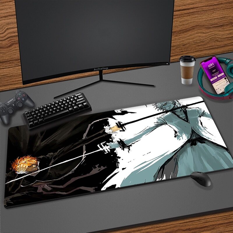 Anime Mousepad XXL Bleach Mouse Pad Kurosaki Ichigo คอมพิวเตอร์ขนาดใหญ่ ...