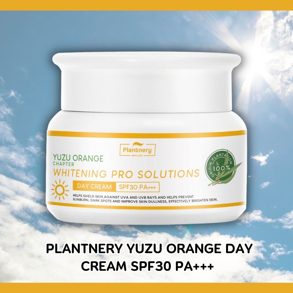 Plantnery Yuzu Orange Day Cream SPF30 PA+++ 50 g แพลนท์เนอรี่ ครีมบำรุงผิวหน้า พร้อมปกป้อง 2 in ...