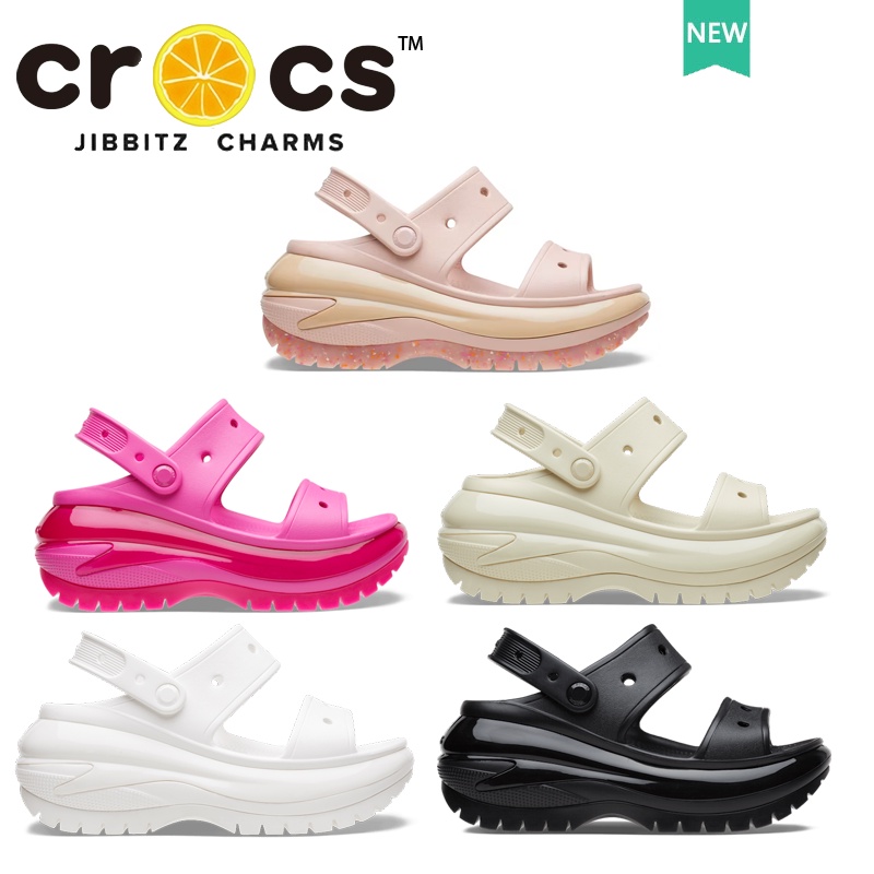 Cross mega crush clog รองเท้าแตะเสริมส้น รองเท้าชายหาด 5 สี|207989 ...