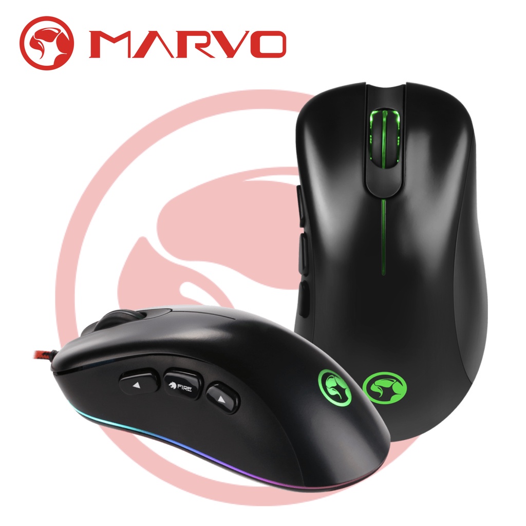 เมาส์มาโคร RGB MARVO รุ่น M-603 Gaming Macro Mouse เมาส์เกมมิ่ง ...