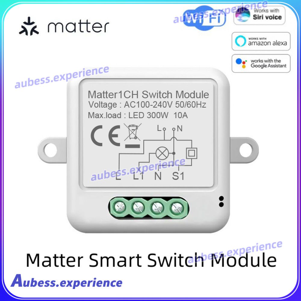 Wifi Smart Switch Module Matter Protocol Wireless Remote Relay Breaker ...