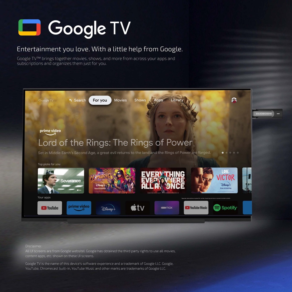 Google TV Stick 4K Netflix ได้รับการรับรอง GT1 S905Y4 Android 11 GTV 5G ...
