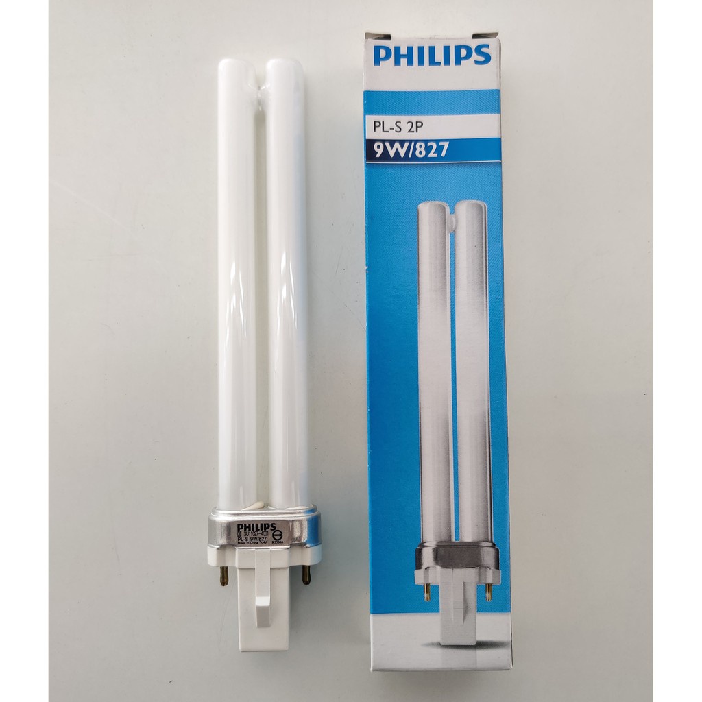 แสงไฟ หลอดตะเกียบ Philips แบบเสียบ PL-S 7W/9W/11W | Shopee Thailand