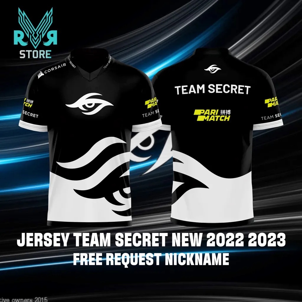 2023 JERSEY Team SECRET 2022 2023 เกมใหม่ Dota 2 CSGO LOL Wildrift (ฟรีคําขอนิกเกิล) | Shopee ...