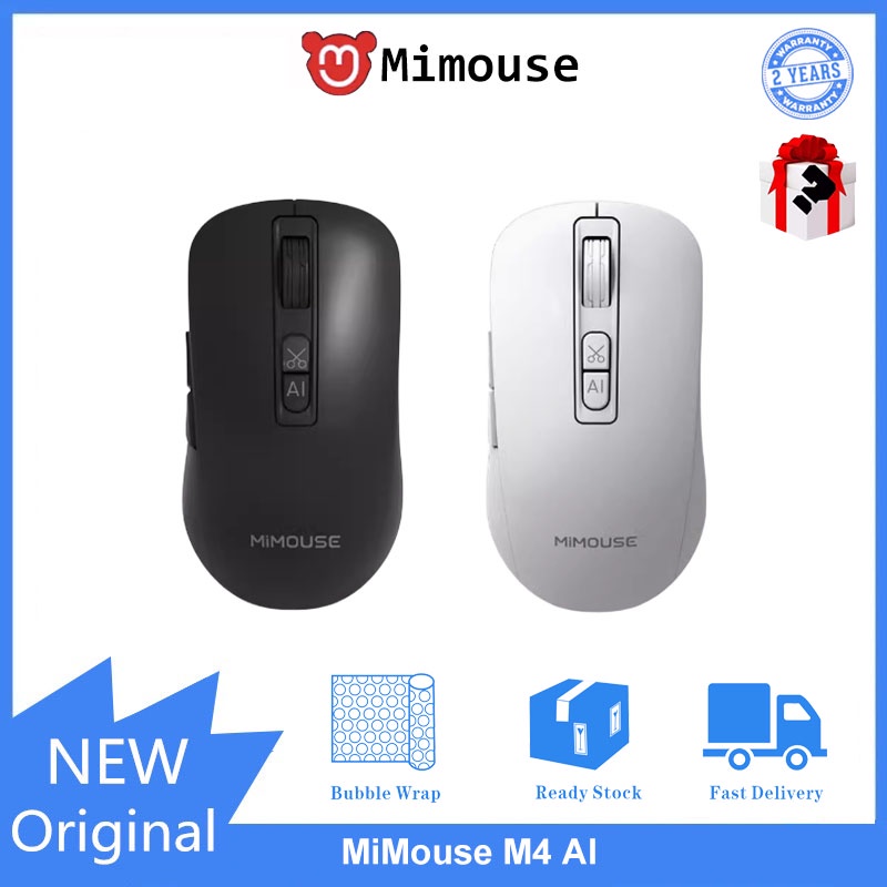 Mimouse M4 AI เมาส์บลูทูธไร้สาย | Shopee Thailand