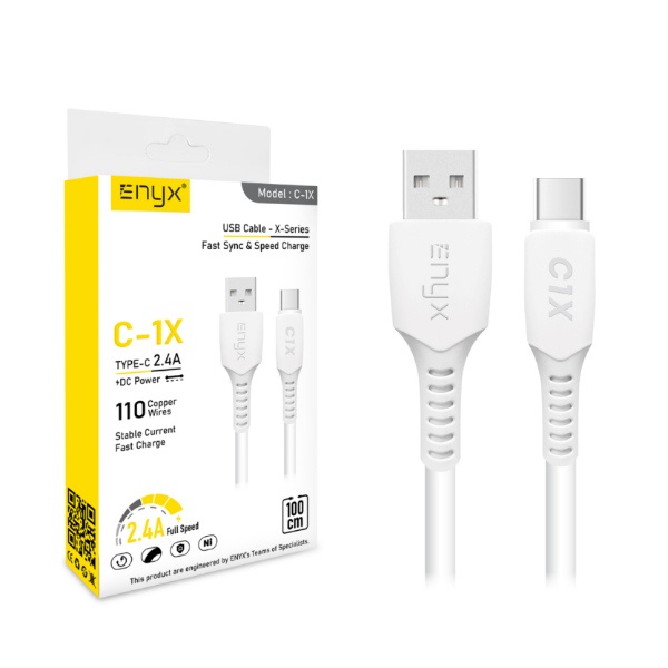 สายชาร์จ ENYX C-1X Fast Sync & Speed Charge ชาร์จเร็ว 2.4A | Shopee ...