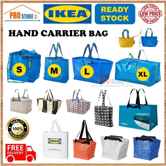 Ikea CARRIER BAG IKEA BAG FRAKTA LAUNDRY BAG REUSE BAG RECYCLE BAG ...