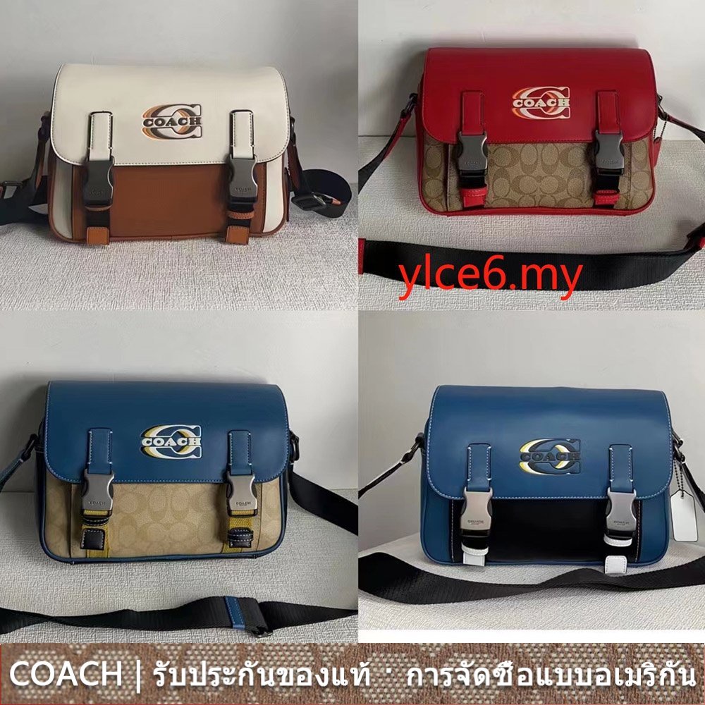 COACH ce873 ce550 873 550 TRACK กระเป๋าสะพายไหล่ผู้ชาย/กระเป๋าสะพายข้าง ...