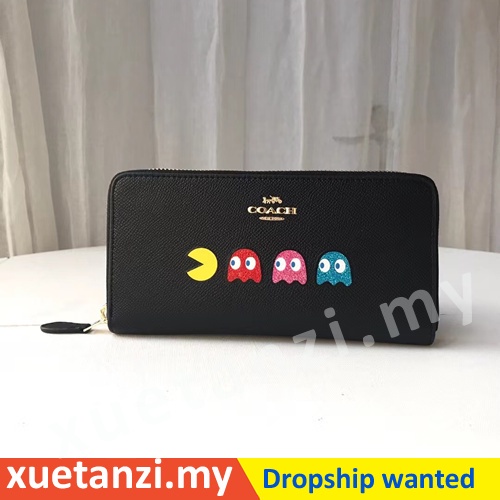 Accordion zip wallet with pac-man animation F73397 F75614 รุ่นจำกัด ...