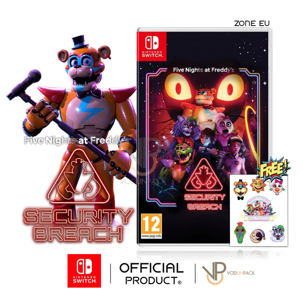 Nintendo Switch : five nights at freddy's security breach Zone Eu พร้อม ...