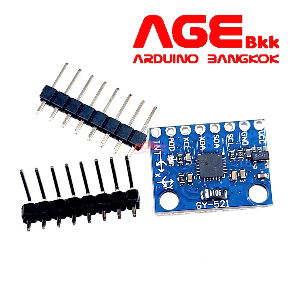 GY-521 IMU 3-Axis Accelerom Gyro Module (MPU6050) | Shopee Thailand
