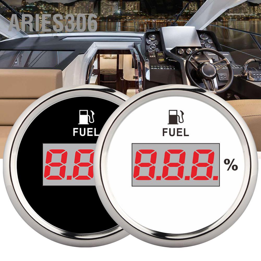 Aries306 2in 190ohm Fuel Gauge Digital Oil Level Meter เปอร์เซ็นต์ ...