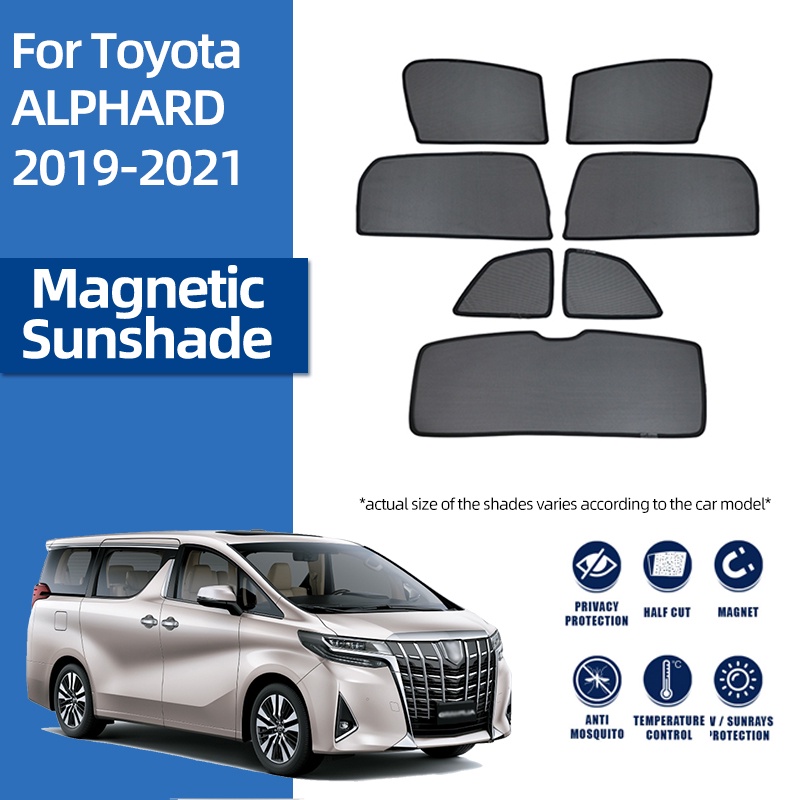 สําหรับ Toyota ALPHARD VELLFIRE 2019-2022 Magnetic Car Sunshade Visor ...